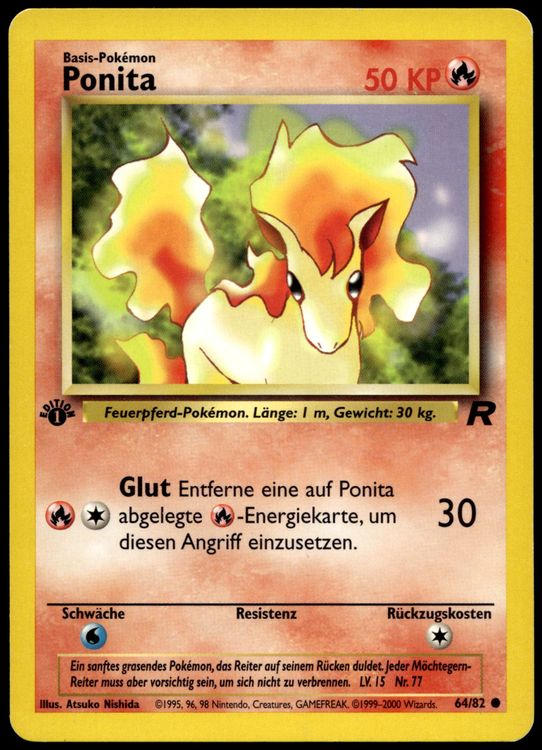 Ponita 64/82 Pokémon Team Rocket 1.Edition ab 1 (Neu (gemäss Beschreibung)) in Uster für CHF 1.3 ...