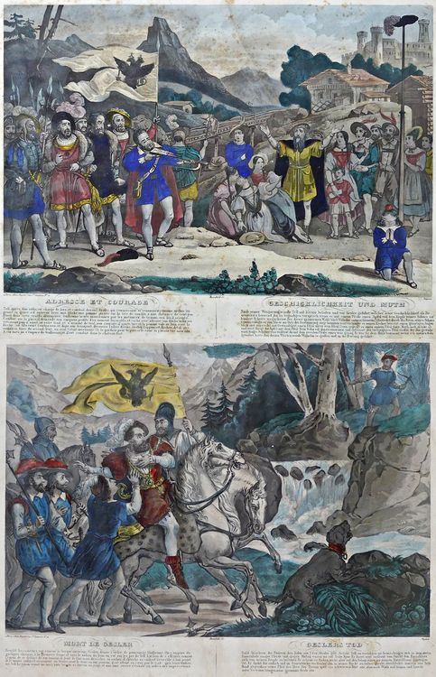 2 Antike Radierungen von Amélie Roemhild-Dumas (1835–1869) (Gebraucht ...