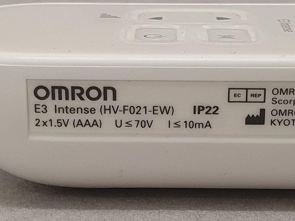 Schmerztherapie, Elektrosimulationsgerät OMRON E3 Intense (Neu (gemäss ...