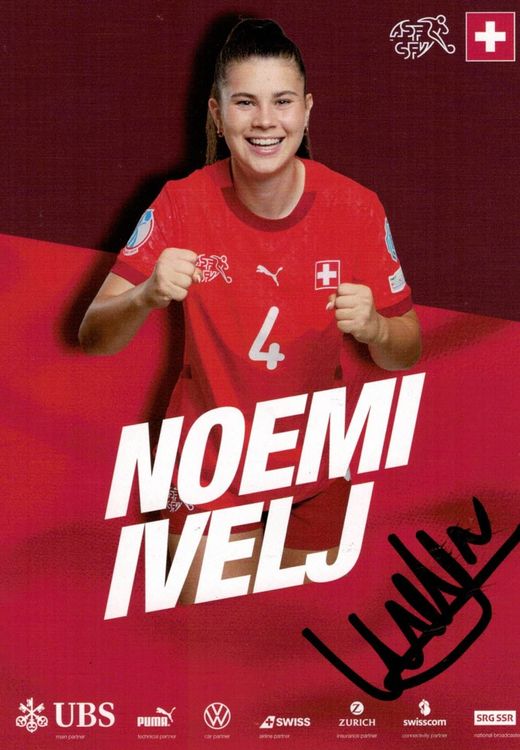 Noemi Ivelj Autogramm handsigniert Schweiz 2025 NEU (Neu (gemäss ...