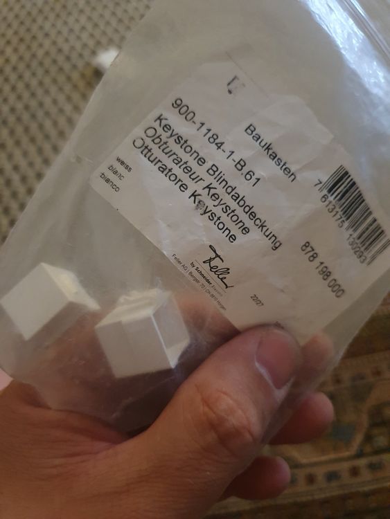 Feller Blindabdeckung Feller Keystone X 900-1184-1-B 61 2Stü (Neu ...