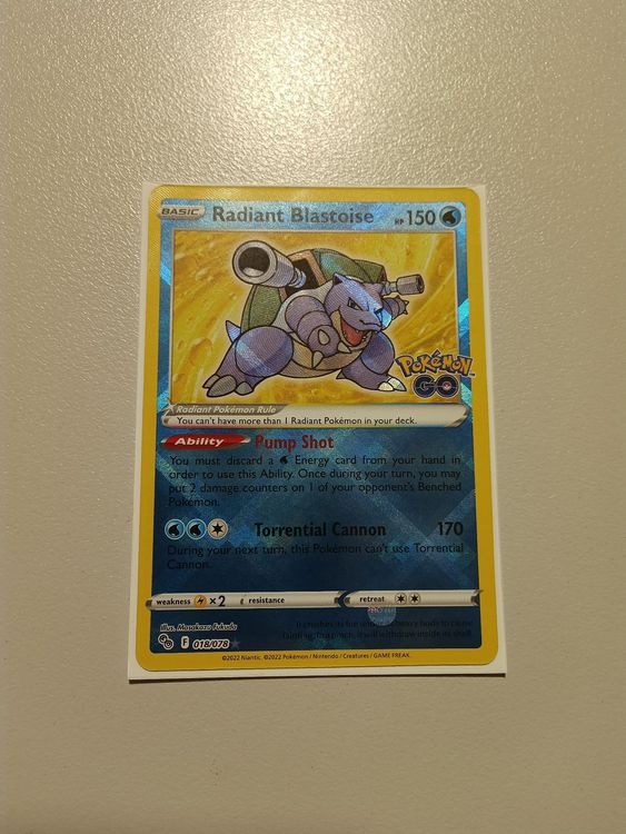 Radiant Blastoise - Pokemon GO | Kaufen auf Ricardo