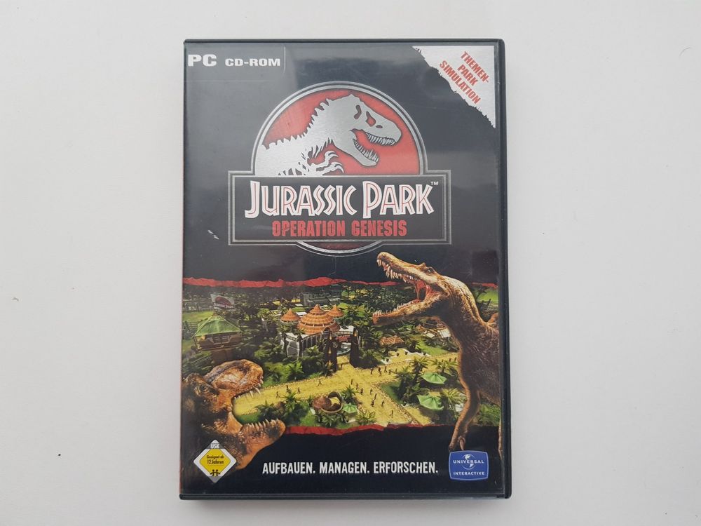 Jurassic Park Operation Genesis PC CD-ROM Spiel (Gebraucht) in ...