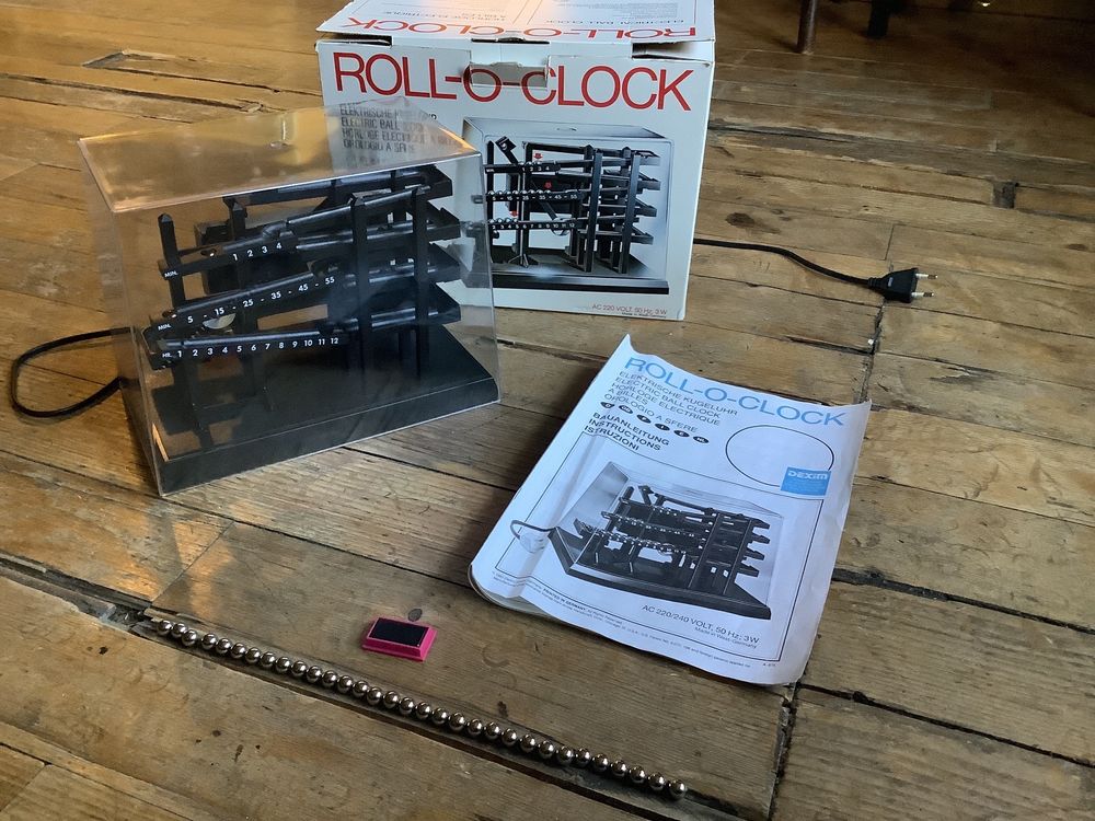 Vintage ROLL ‘O’ CLOCK Kugelbahnuhr (Gebraucht) in fribourg für CHF 51 ...