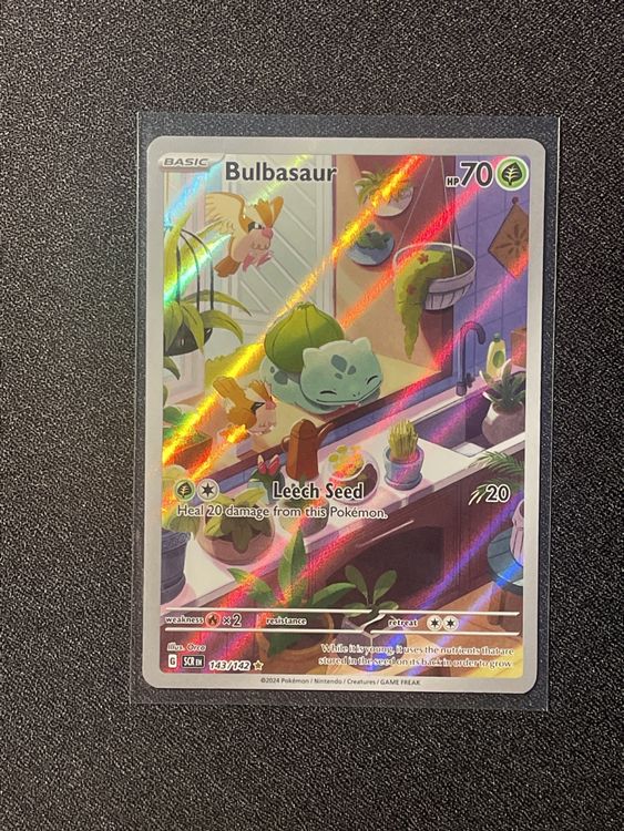 Bulbasaur Illustration Rare 143/142 Pokemon Stellar Crown | Kaufen auf ...