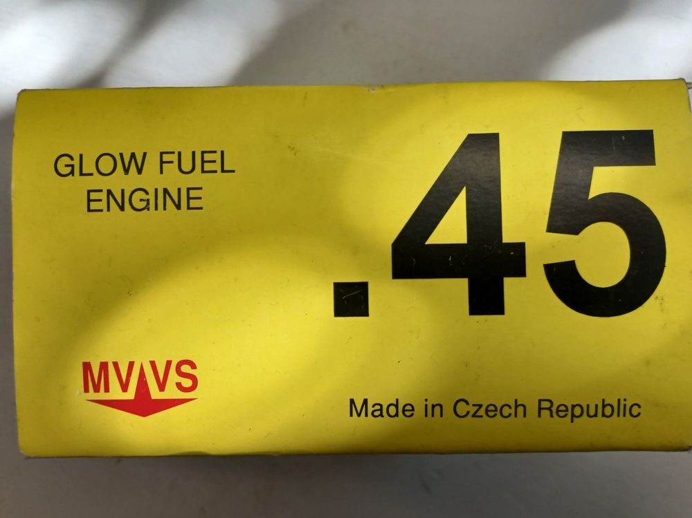Motor Modellflug, Glow Plug Engine, MVVS 0.45 /7.5cc GFS ABC (Neu und originalverpackt) in ...