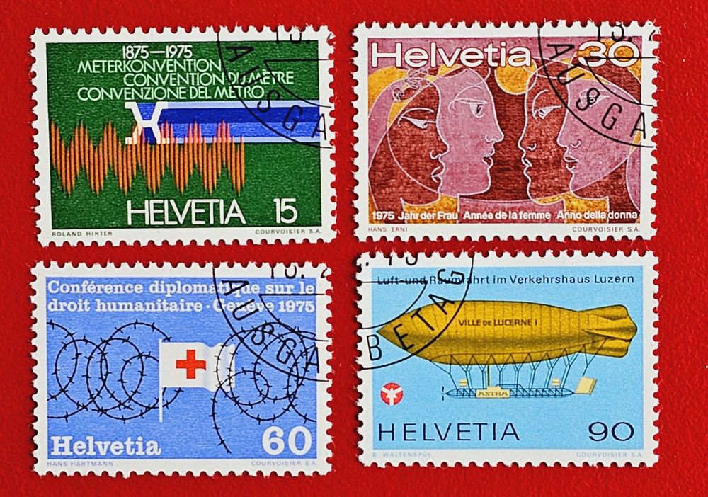 WERBE Z 561 - 564 ROTES KREUZ JAHR DER FRAU ZEPPELIN 1976 ET | Kaufen ...