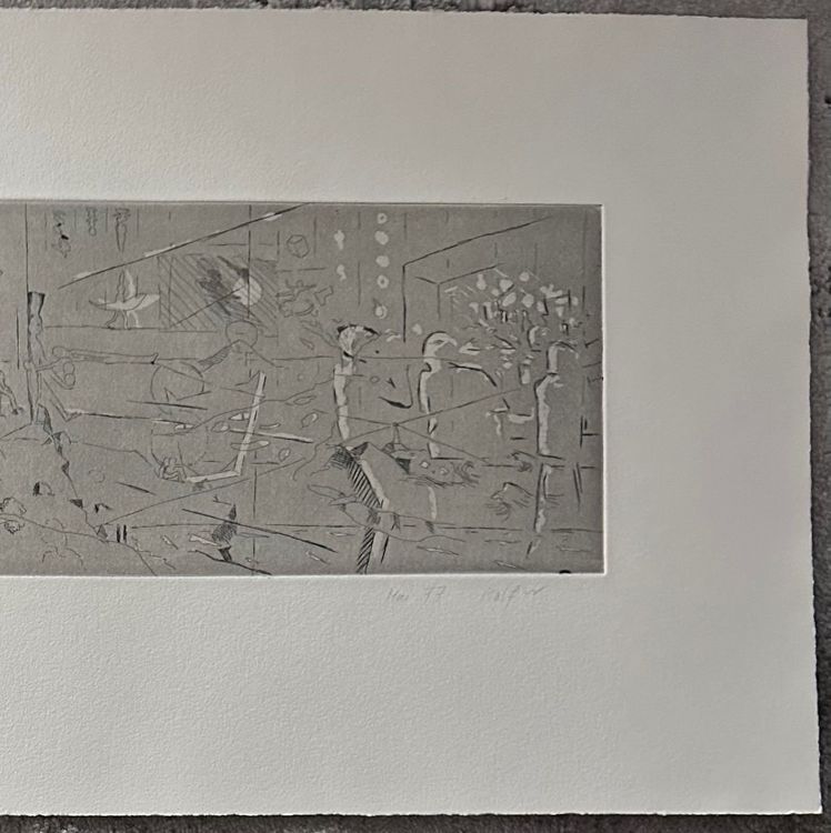 Rolf Winnewisser (1949) Radierung handsigniert Blatt 5/15 (Gebraucht) in Gersau für CHF 58 – mit ...