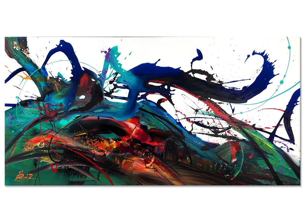 Original Kunst Galerie Gemälde "Selbstbesinnung" von Dieu | Kaufen auf Ricardo