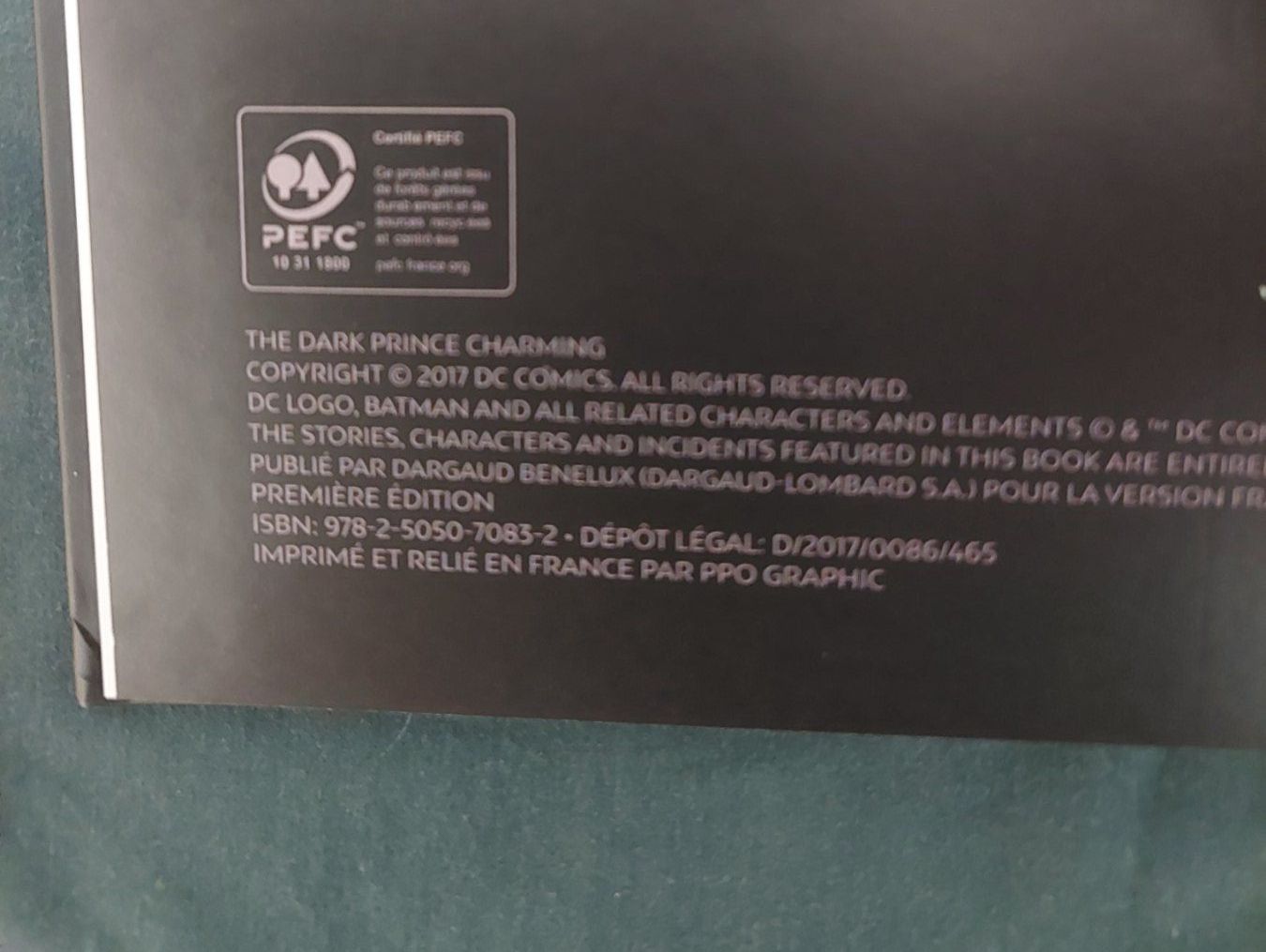 Marini / Batman 1/2 The Dark Prince Charming EO 2017 BE+ (D'occasion) à ...