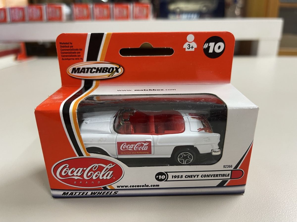 Matchbox Coca-Cola 1955 Chevy Convertible #10, neu (Neu und ...