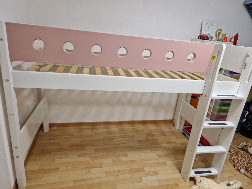 Flexa Mittelhochbett Rosa Kinderbett (Gebraucht) in Zürich für CHF 130 ...