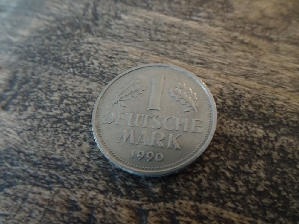 1 DM Münze eine Deutsche Mark 1990 | Acheter sur Ricardo