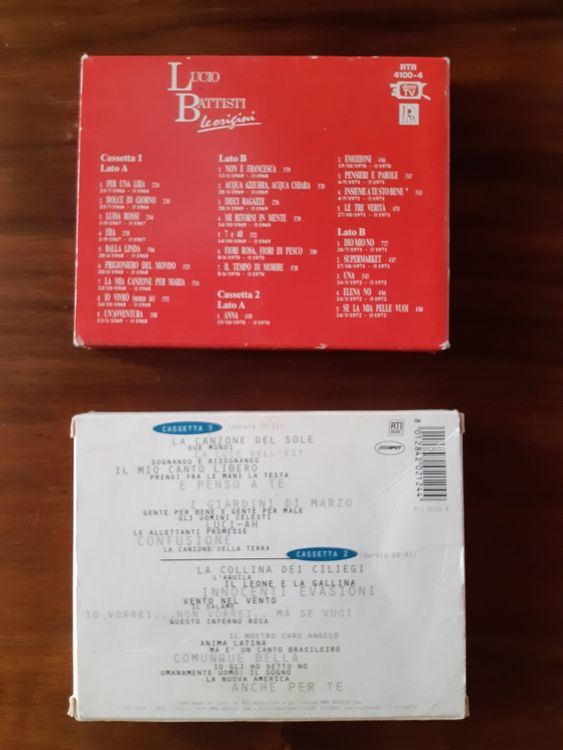 Lucio Battisti-Le origini (Vol.1+Vol.2) 2 boxset, 4 cassette | Kaufen auf Ricardo