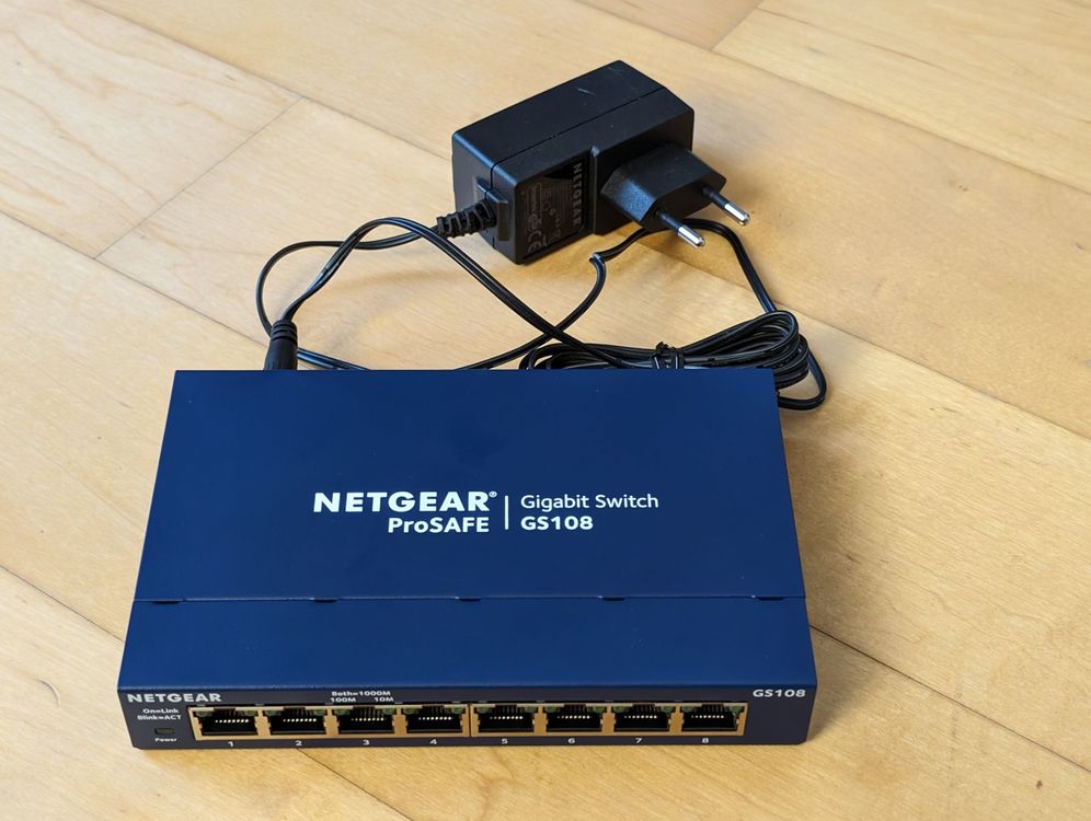 8 Port Gigabit Switch Netgear GS 108v4 (Gebraucht) in Küsnacht ZH für ...