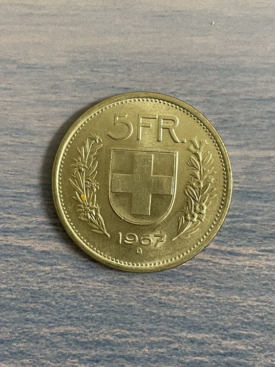 5 Franken 1967 silber (Gebraucht) in Oftringen für CHF 11 – mit Lieferung auf Ricardo kaufen