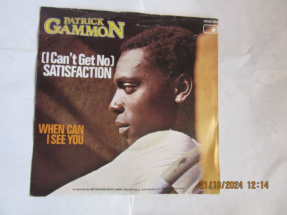 Vinyl-Single Patrick Gammon | Kaufen auf Ricardo