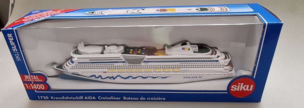 Siku Kreuzfahrtschiff AIDA Modell 1:400 Neu (Neu und originalverpackt ...
