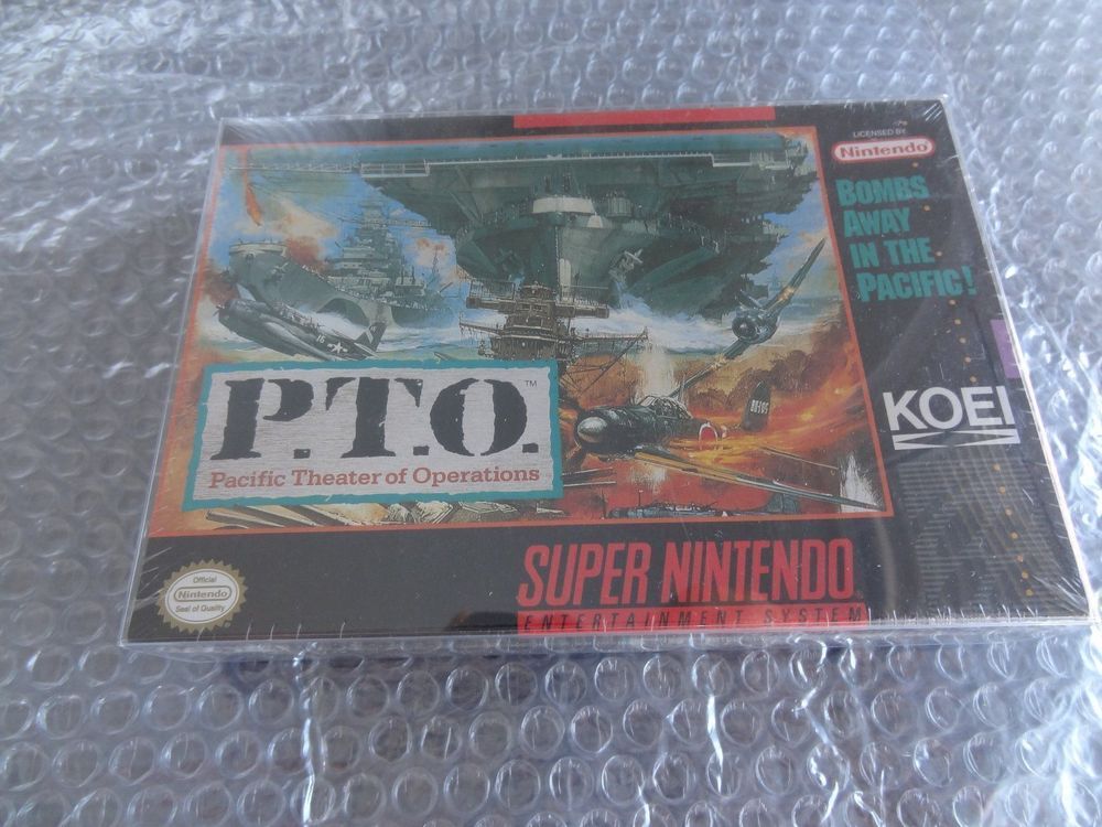 P.T.O. PTO SNES Super Nintendo USA NEU!! (Neu und originalverpackt) in ...