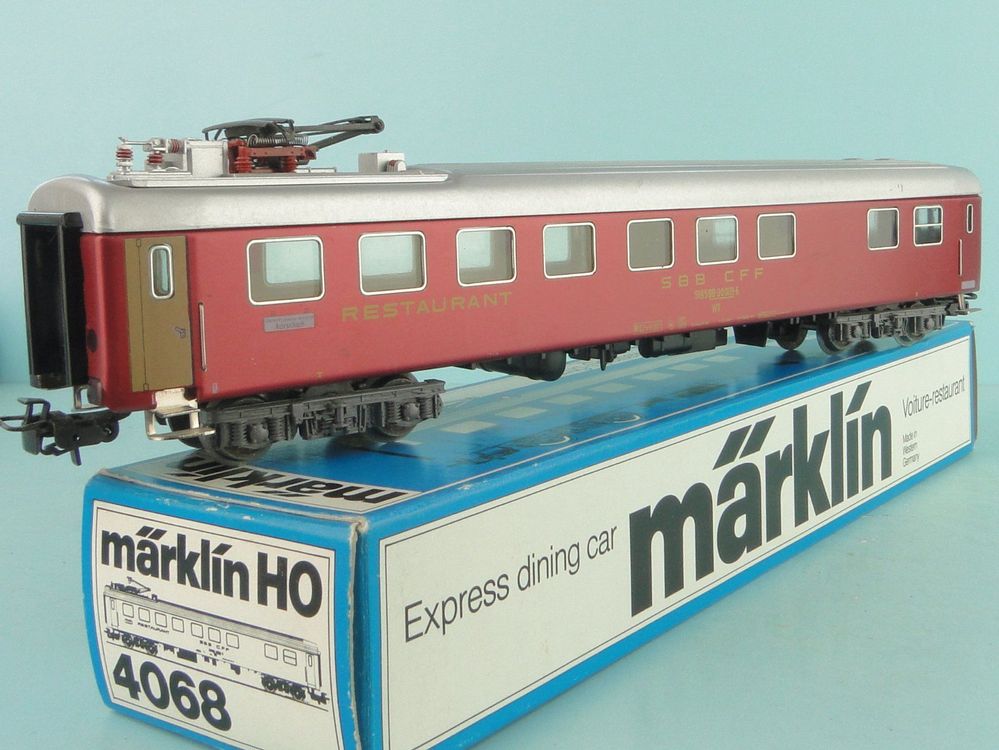 Märklin 4068 SBB Restaurant, Blech (Gebraucht) in Bülach für CHF 24 – mit Lieferung auf Ricardo ...
