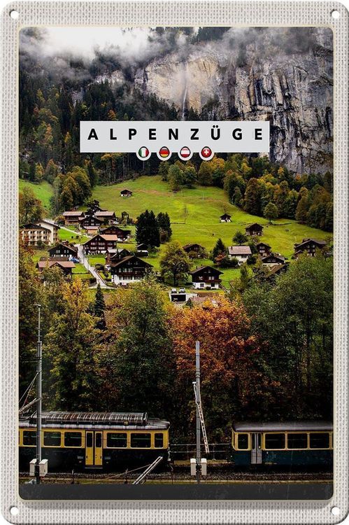 Blechschild-SCHWEIZ-ALPENZÜGE 3 | Kaufen auf Ricardo