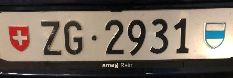 Auto Kennzeichen SCHILD Top ZG 2931 (Gebraucht) in gersau für CHF 13999 ...