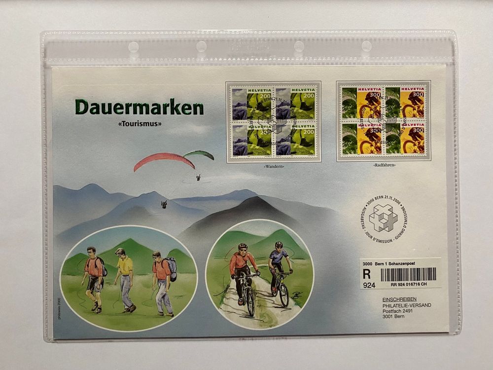 FDC Grossbrief Dauermarken Tourismus 2000 ET | Kaufen auf Ricardo