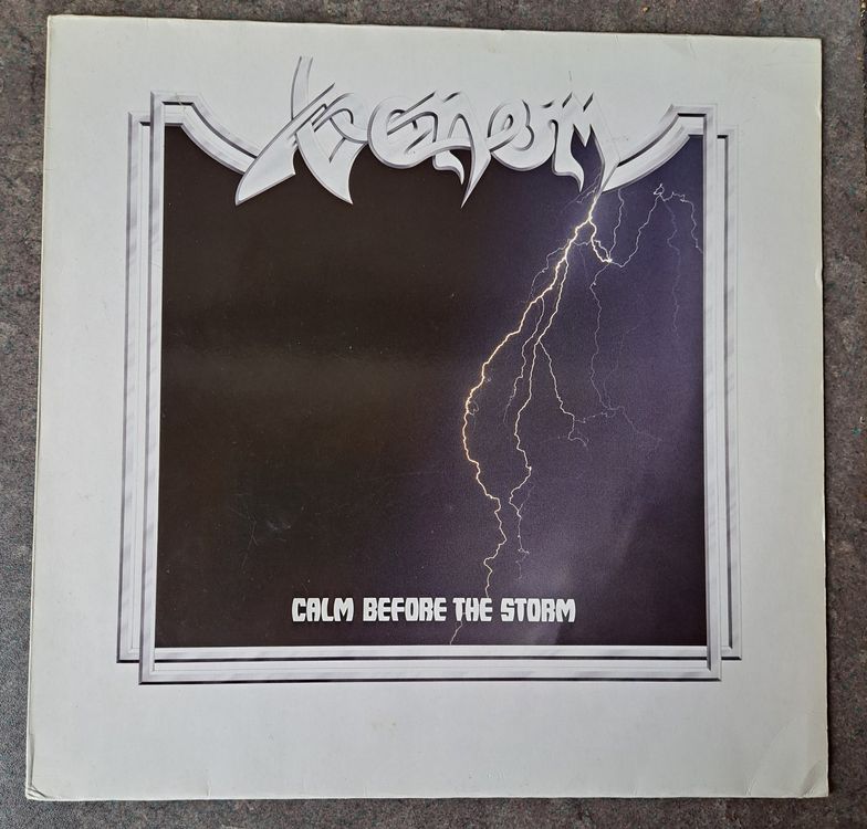 Venom - Calm Before The Storm LP Vinyl Platte ORIGINAL (Gebraucht) in ...