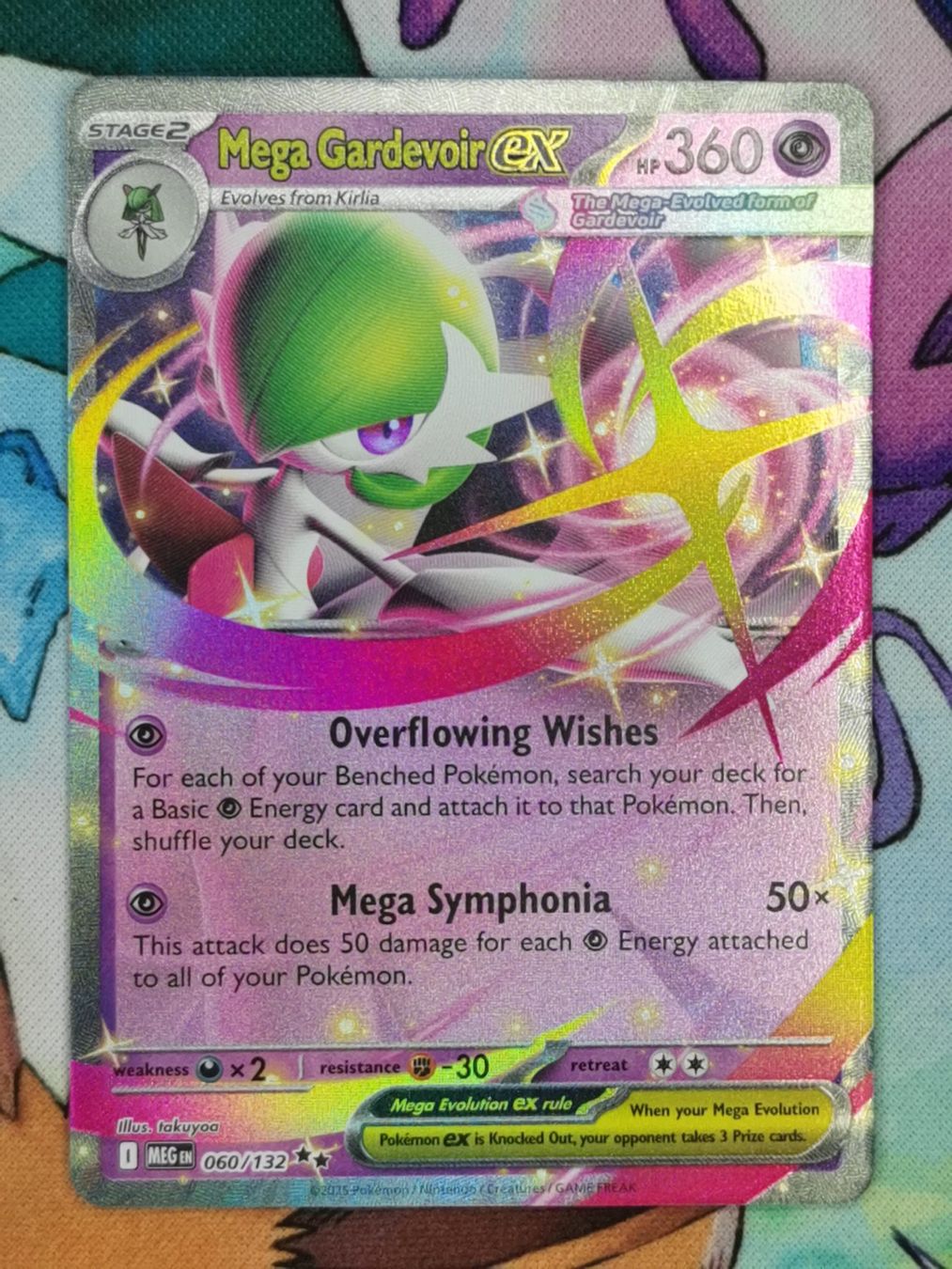Pokemon Mega Gardevoir ex 060/132 Mega Evolutions (Neuf (Voir ...