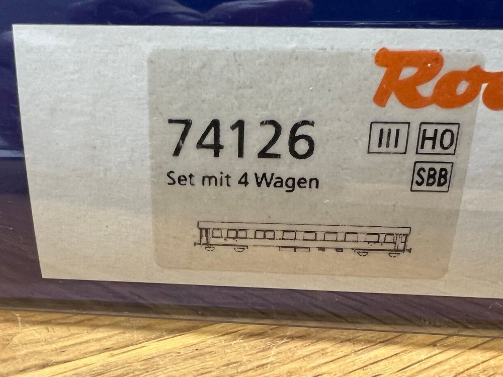 Roco 74126 4-teiliges Schnellzugset der SBB, Epoche III-IV | Kaufen auf ...