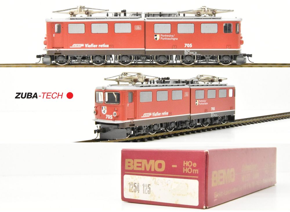 Bemo 1254125 Ge 6/6 II der RhB, Spur H0m Analog mit OVP | Kaufen auf Ricardo