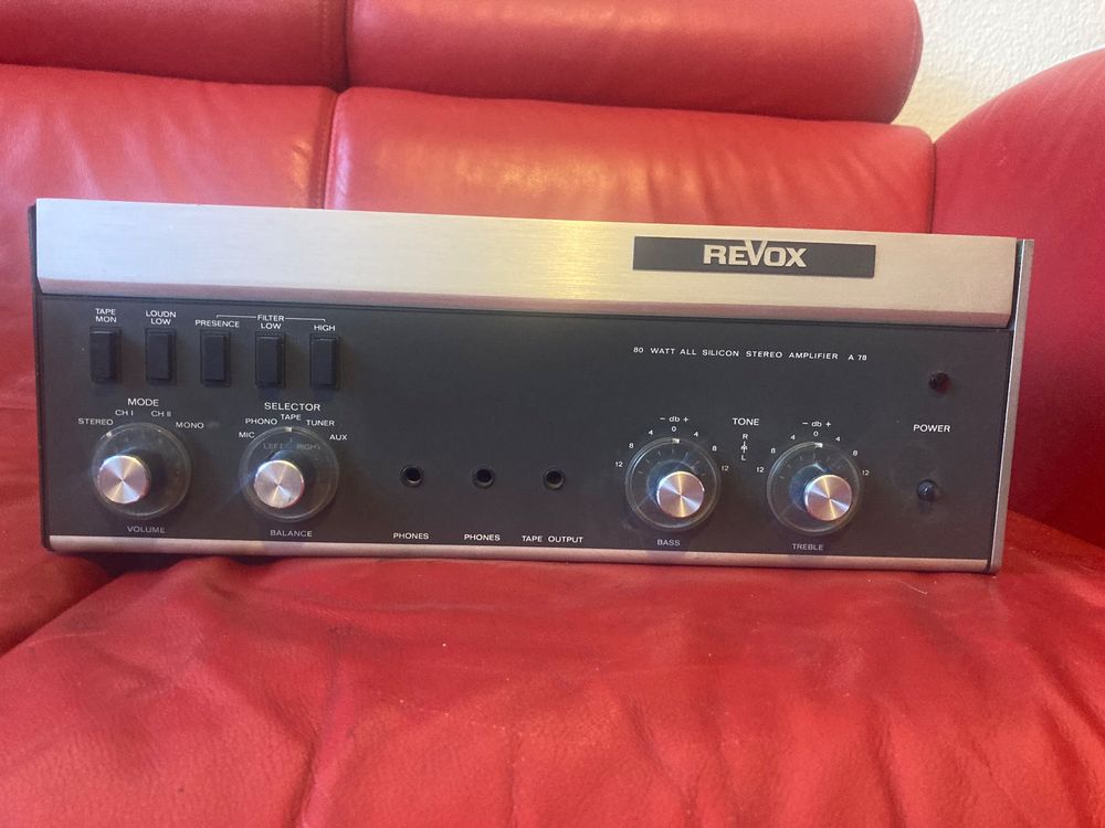 Revox A78 Verstärker (Defekt) in Hergiswil für CHF 88 – mit Lieferung auf Ricardo kaufen