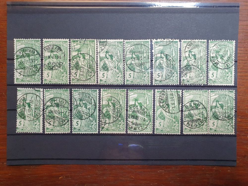 Schweiz UPU 1900 5 Rp. mit schönen Vollstempel | Kaufen auf Ricardo