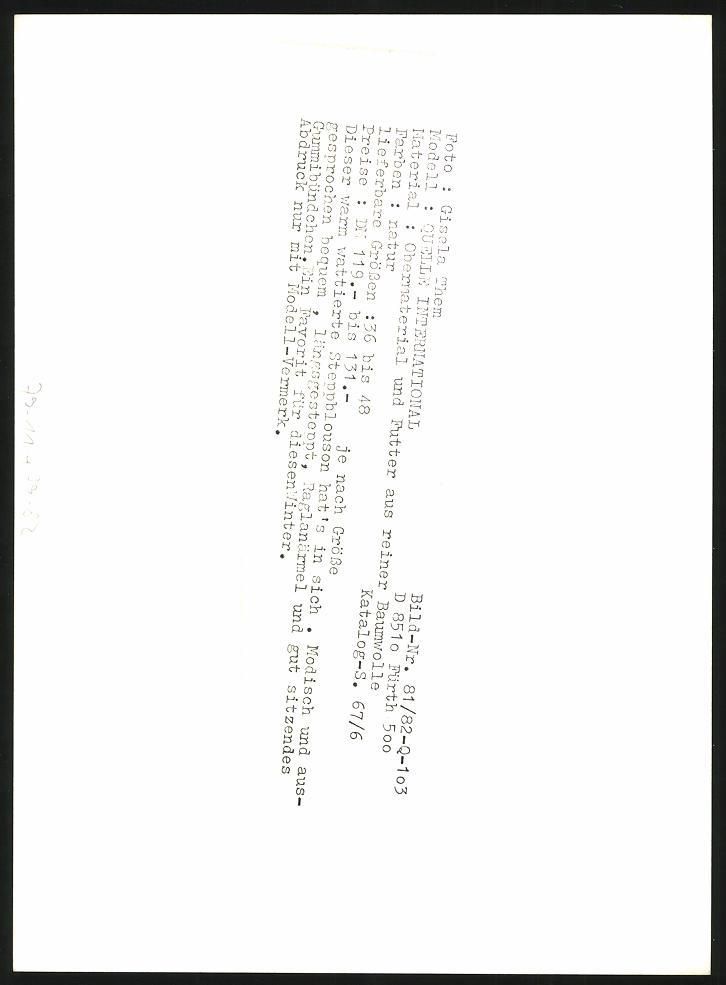 Fotografie Modell posiert in weisser Her (Gebraucht) in Berlin für CHF ...