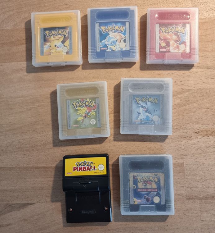 SET de 7 jeux POKEMON Game Boy | Kaufen auf Ricardo