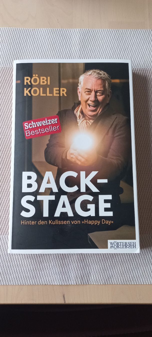 Röbi Koller - Backstage: Happy Day - Das Buch für Sie! (Gebraucht) in ...