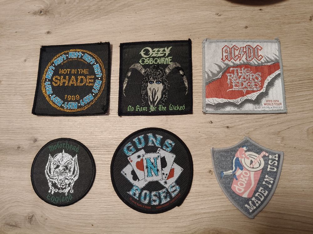 Hard rock & Heavy Metal Vintage Patch Lot (D'occasion) à Crassier pour ...