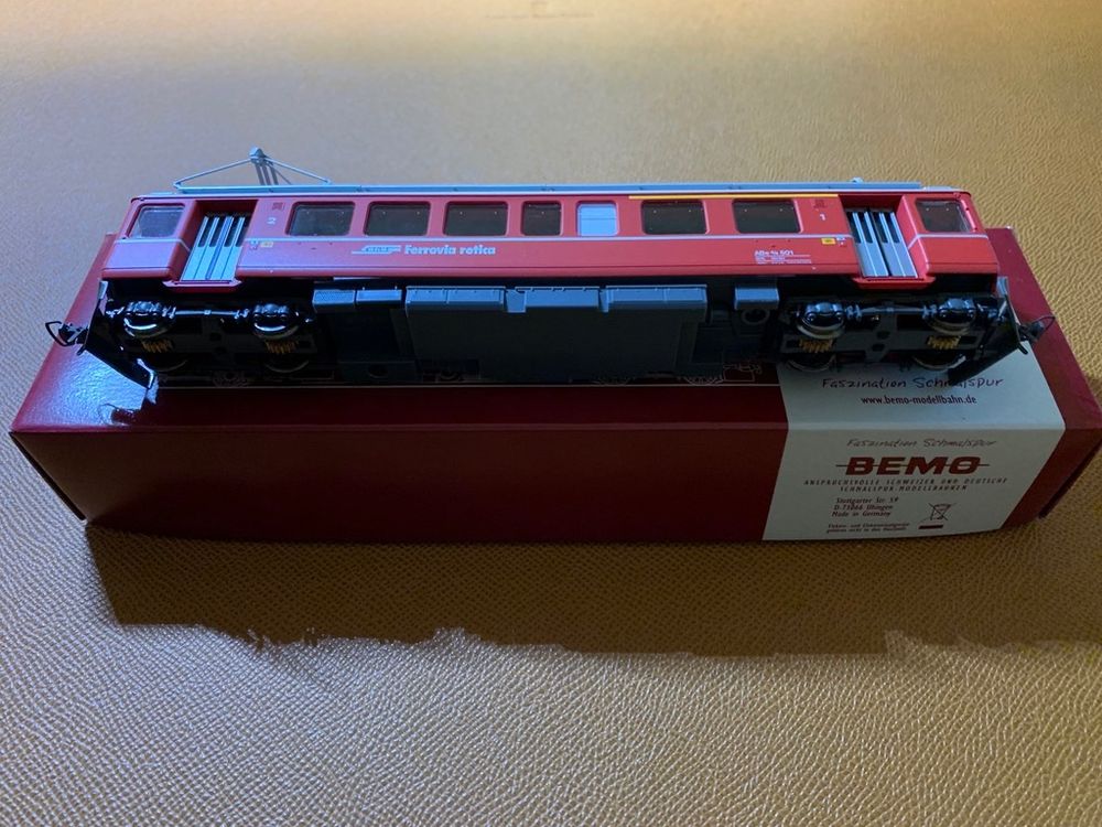 Bemo H0m 1365141 E-Triebwagen ABe 4/4 501 RhB DC Digital (Neu und ...