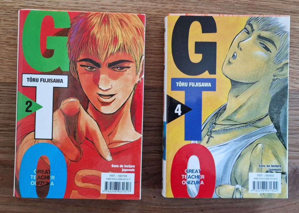 4 Mangas GTO Vol.1+2 et 3+4 (Gebraucht) in Tramelan für CHF 10 – mit Lieferung auf Ricardo kaufen
