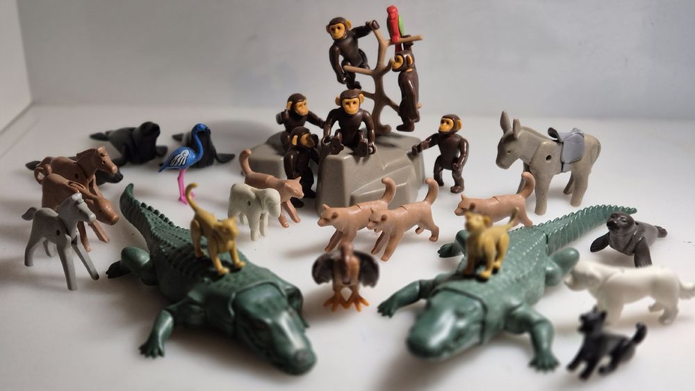 Playmobil Zoo Tiere, Äffchen, Krokodil und viel mehr! (Gebraucht) in ...