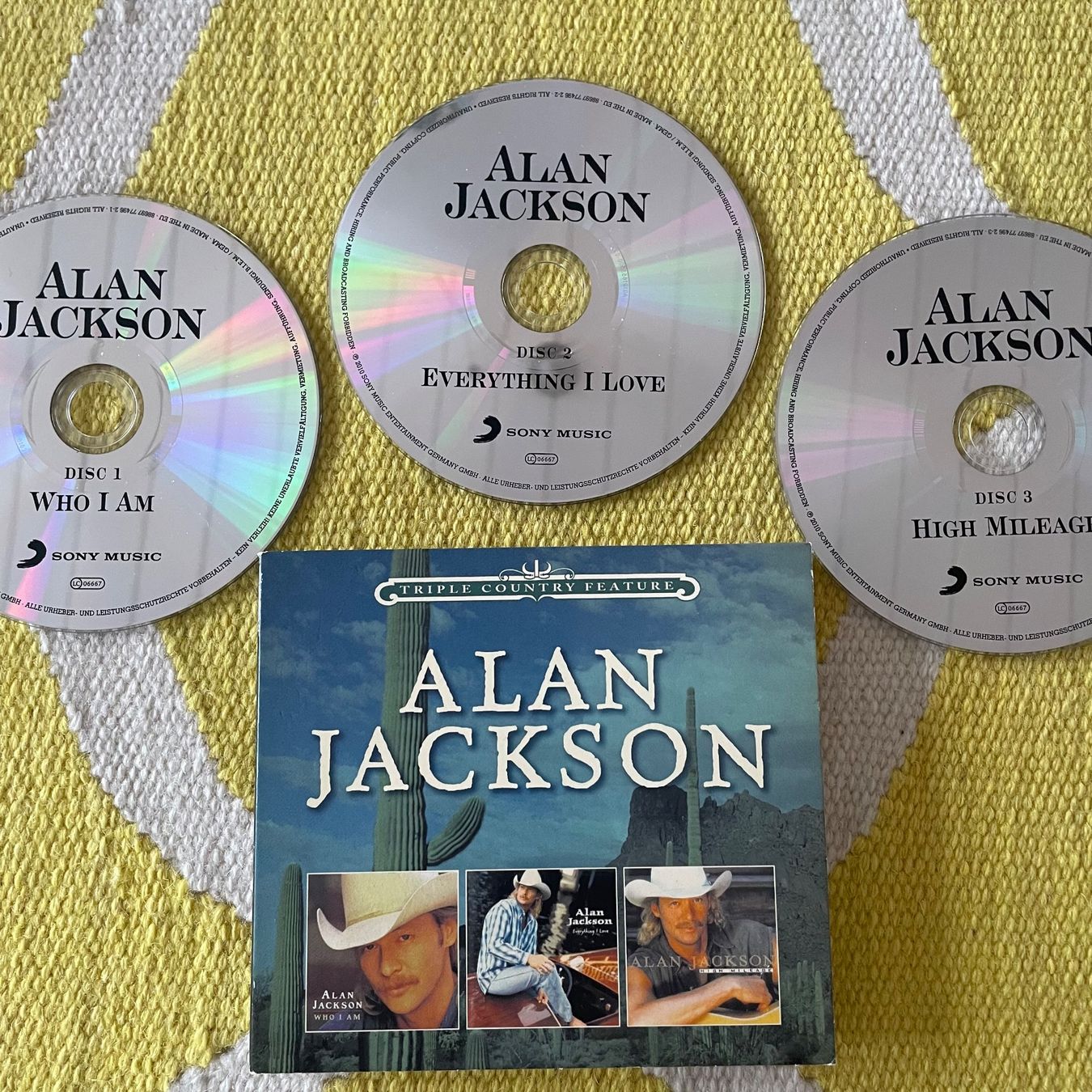 ALAN JACKSON-3CD BOX SET TRIPLE COUNTRY (DIGIPACK) (Gebraucht) in ...