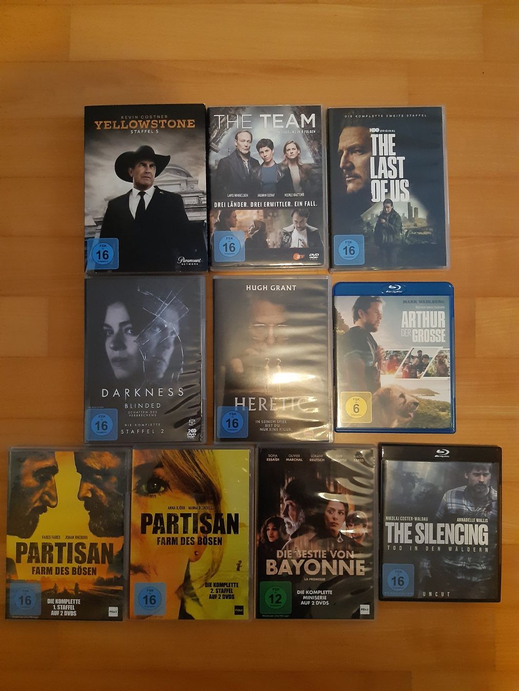 DVD/Blu-Ray Sammlung: The Last of Us, Yellowstone, Troppo (Gebraucht ...