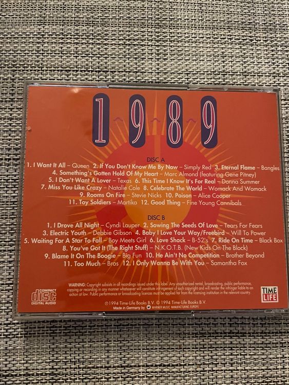 Various – The 80's Collection 1989 (2xCD) (Gebraucht) in Bünzen für CHF 1 – mit Lieferung auf ...