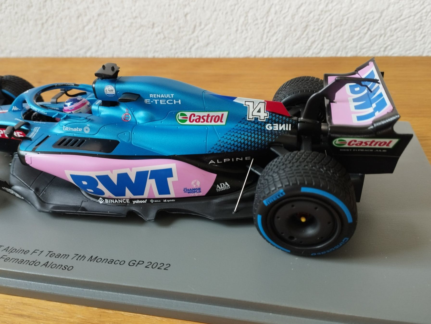 Alpine A552 BWT / 2022 / Alonso / 1/18 Spark 18S750 (Neuf avec ...