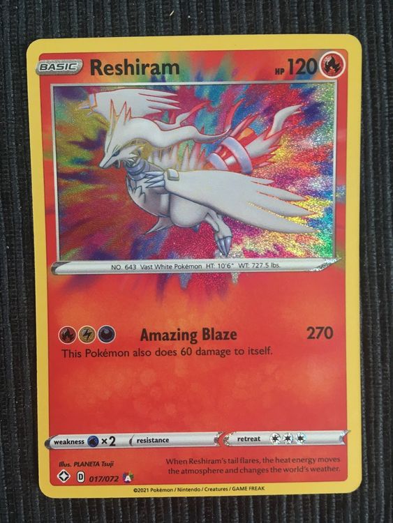 Pokemon Reshiram Amazing Shining Fates (Neu (gemäss Beschreibung)) in ...