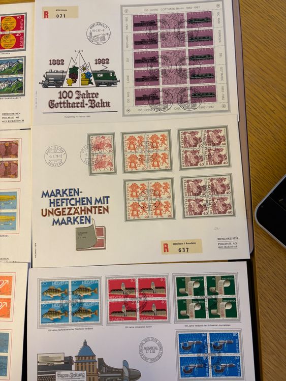 12 verschiedene Luxusbriefe Schweiz (Gebraucht) in Murgenthal für CHF 8 – mit Lieferung auf ...