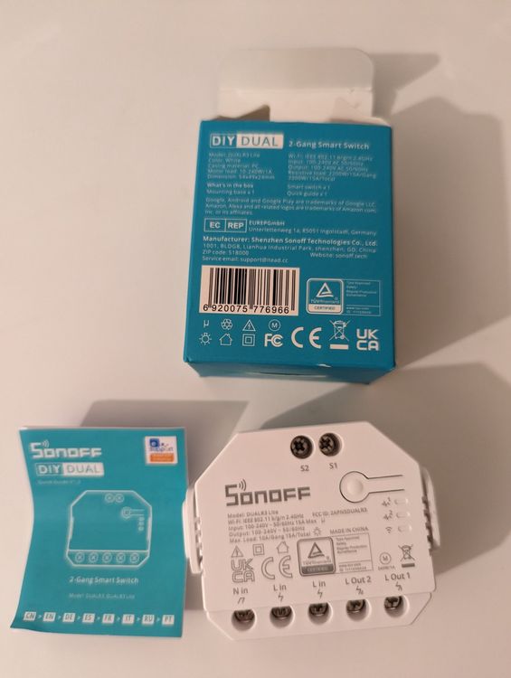 Sonoff 2-Gang Smart Switch (WiFi) (Gebraucht) in Rüschlikon für CHF 9 ...