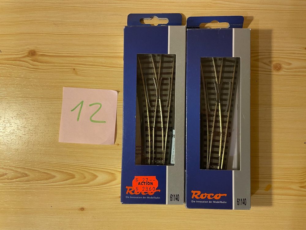Roco Weiche links, 61140 (Neu (gemäss Beschreibung)) in Niedermuhlern ...
