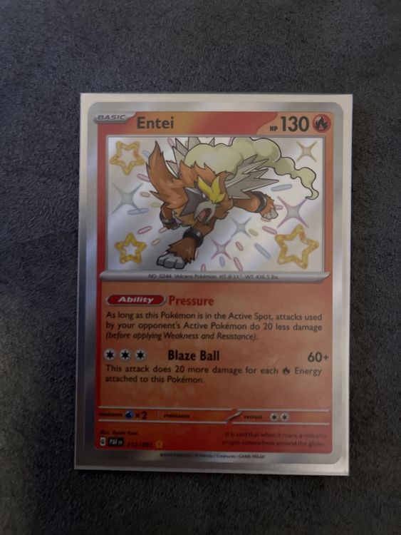 Pokemon Karte Paldeas Baby Shiny ENTEI (Gebraucht) in für CHF 12 – mit ...