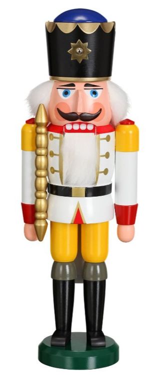 Erzgebirge Nussknacker aus Holz König 39 cm weiß (Neu und originalverpackt) in Dübendorf für CHF ...